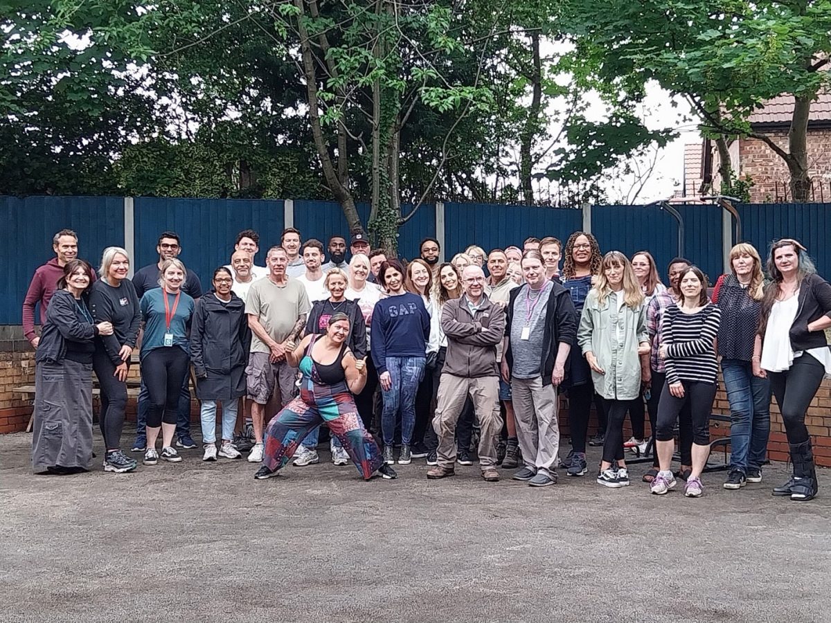 Staff transform young people’s garden - Adullam Homes